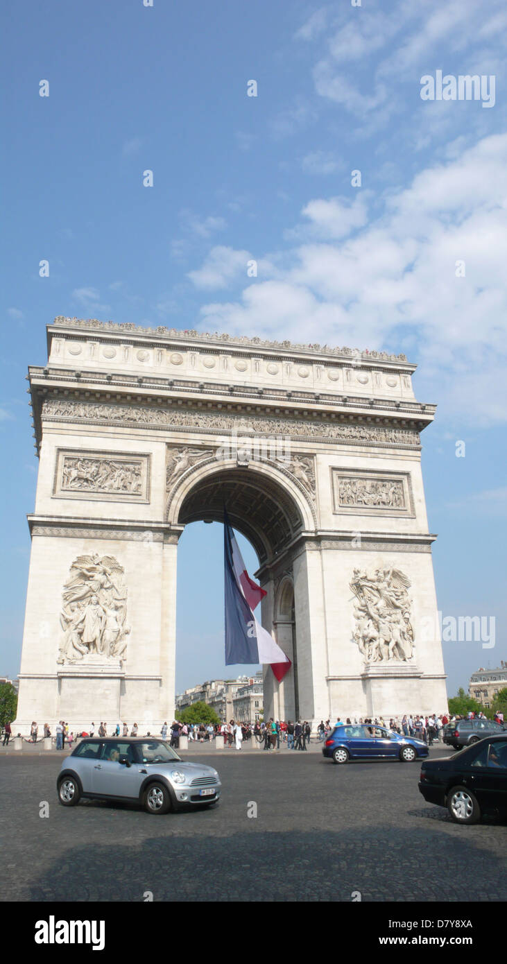 The Arch of Triumph is one of the most famous monuments in Paris ...