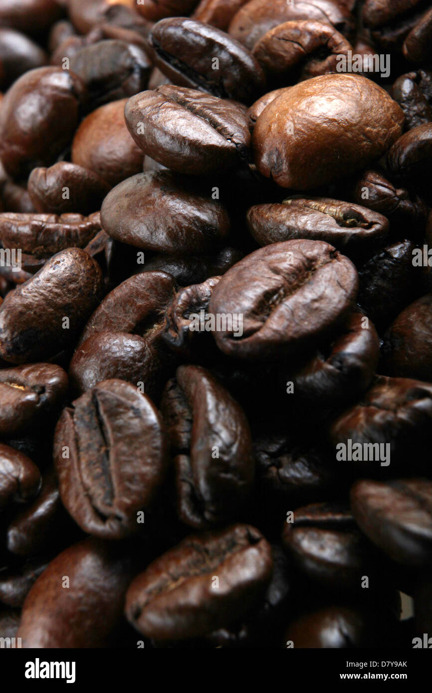 Coffee Beans isolated on white Stock Photo - Alamy
