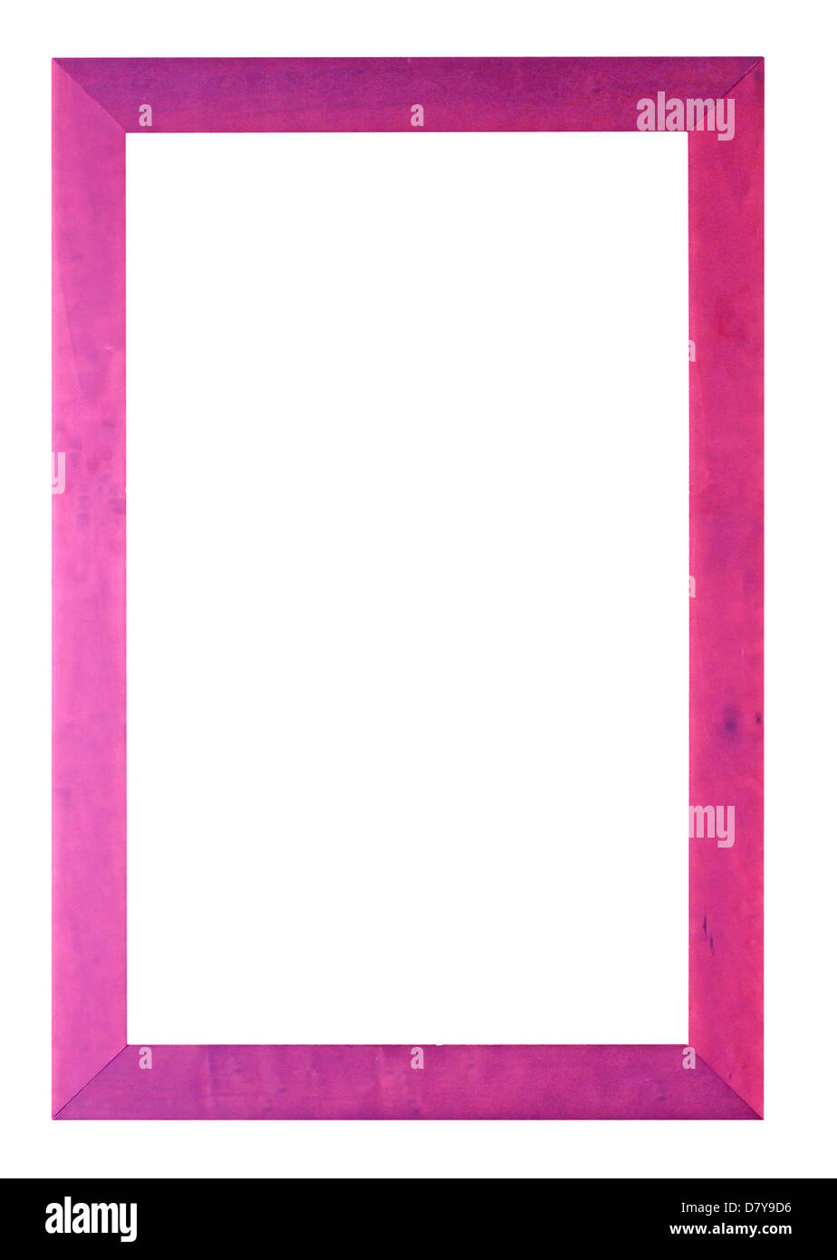 Purple vintage old frame isolated white background Stock Photo - Alamy