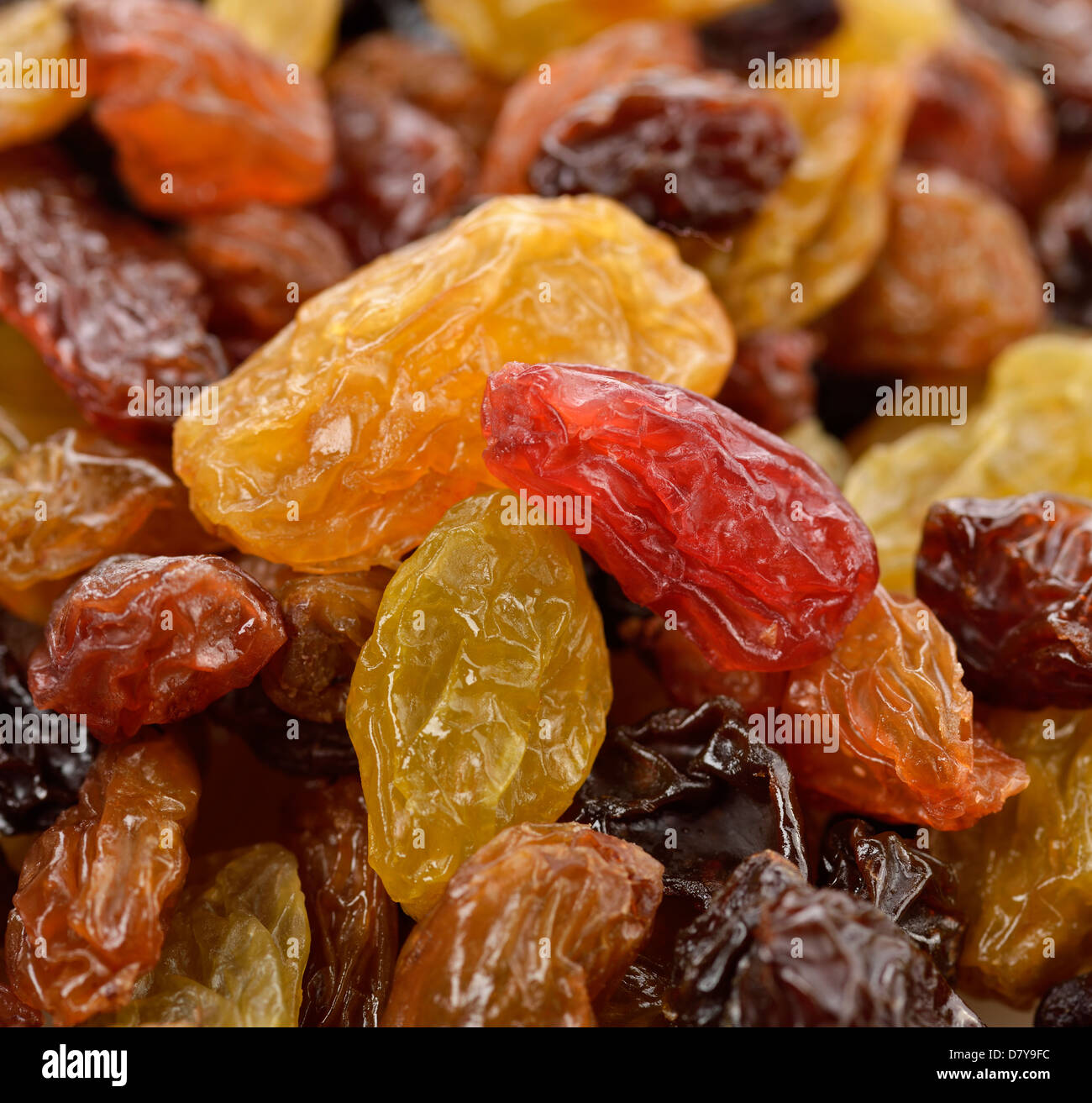 Gourmet Raisins Mix,Close Up Stock Photo - Alamy