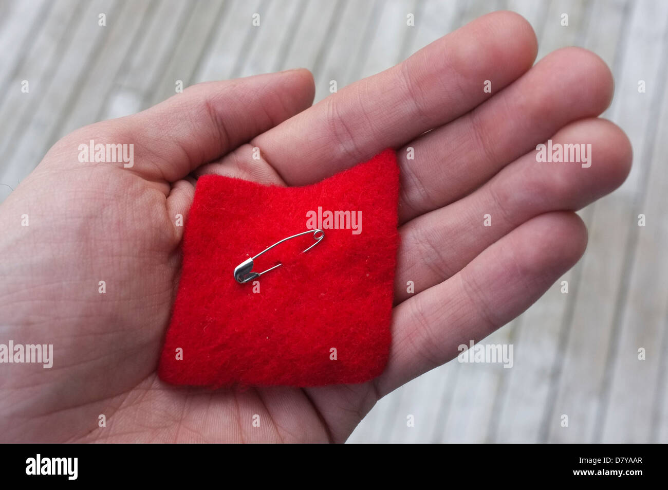 The red square is the official symbol of support for the students ...