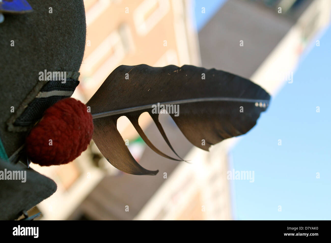 Military hat feather hi-res stock photography and images - Alamy
