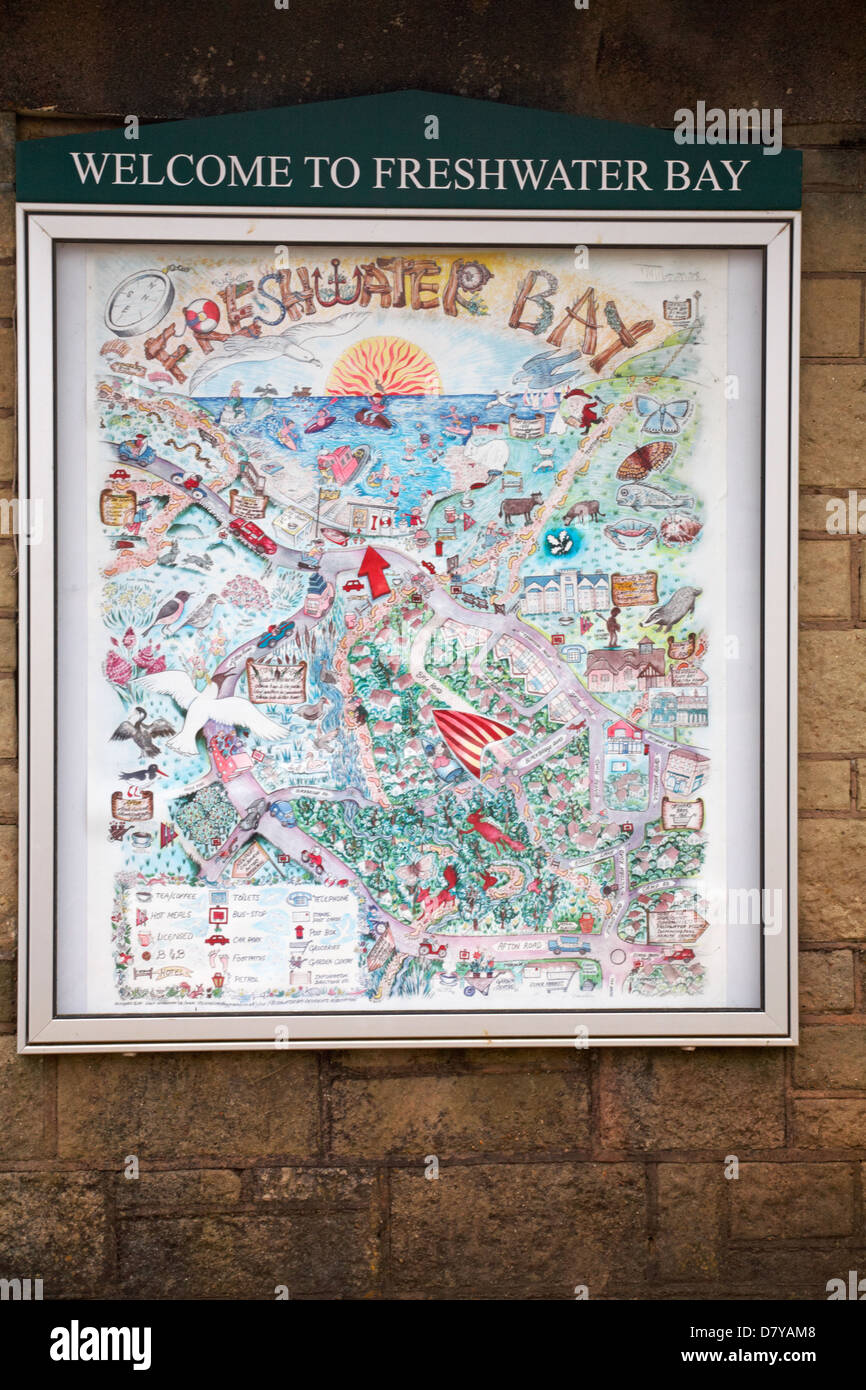 Welcome to freshwater bay map hi-res stock photography and images - Alamy