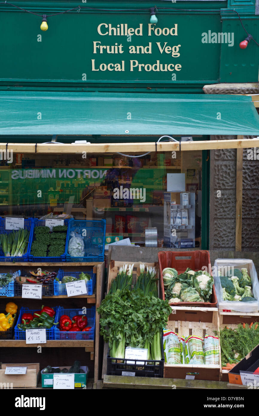 chilled food fruit and veg local produce for sale at The Village Shop ...