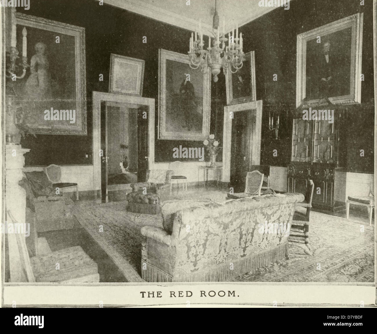 The Red Room Stock Photo - Alamy