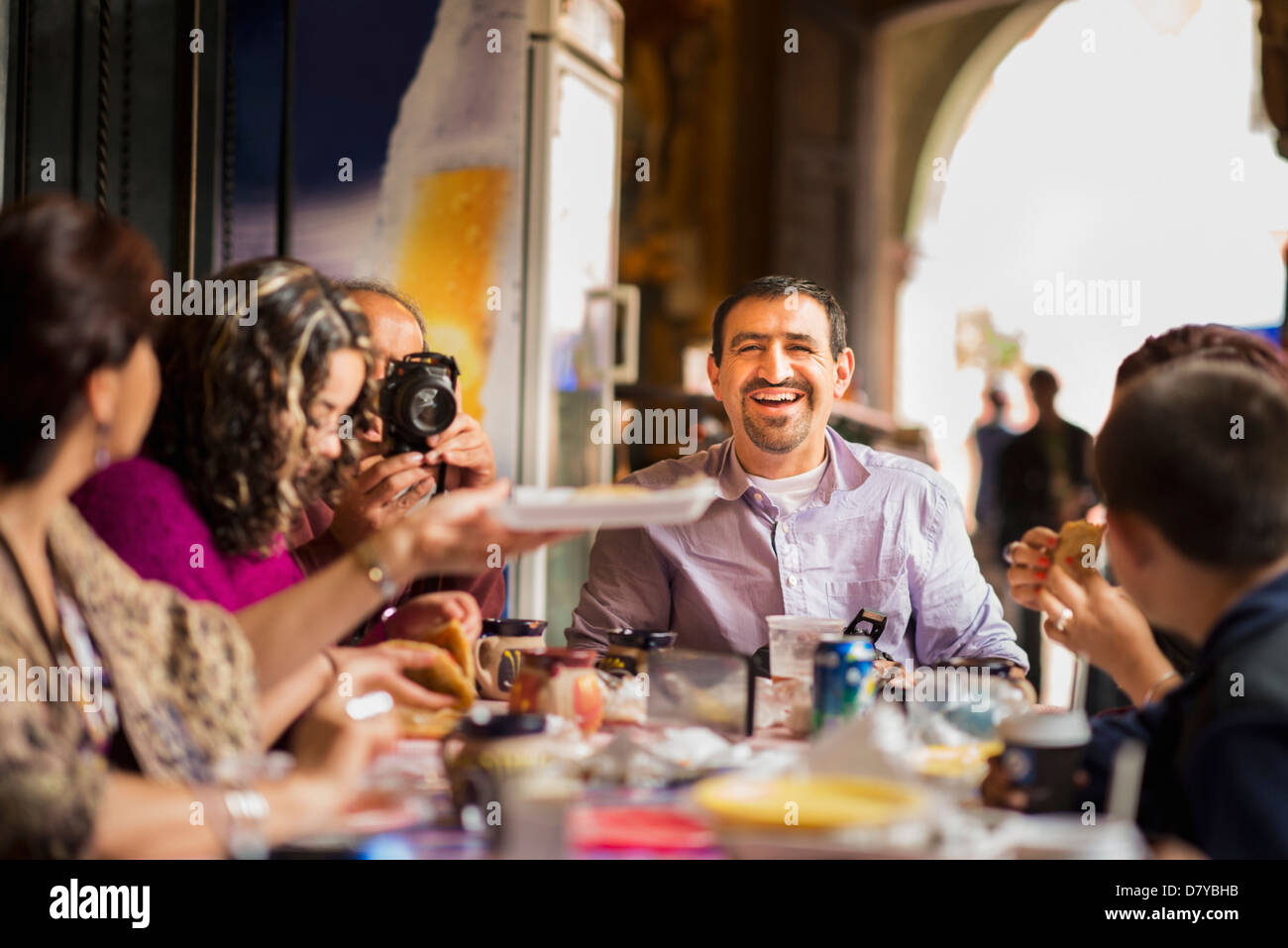 Asian brother sister dining table hi-res stock photography and images ...