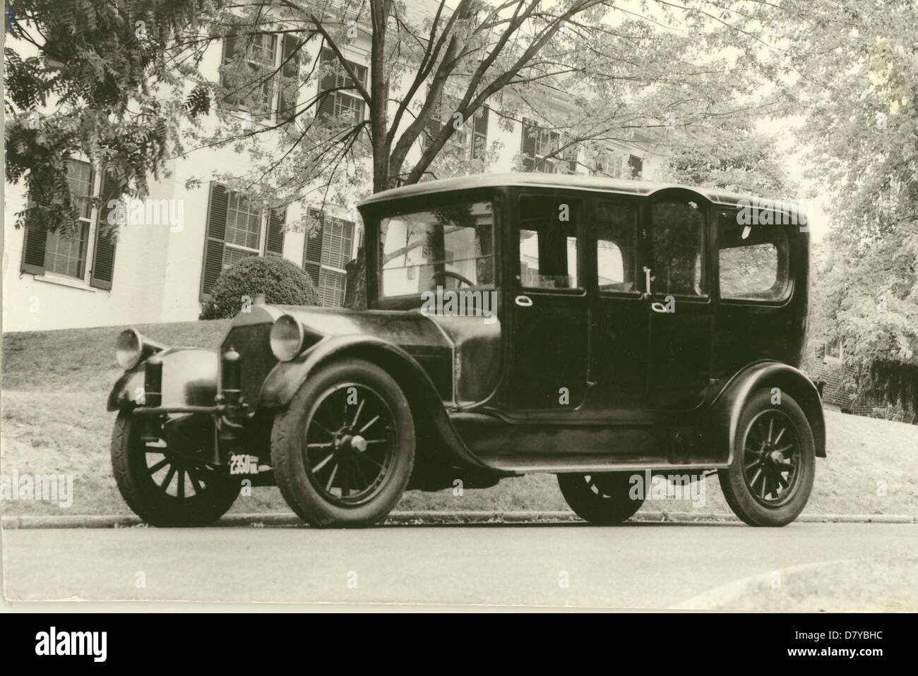 A historical image of a Pierce Arrow vehicle, known for its luxury and ...