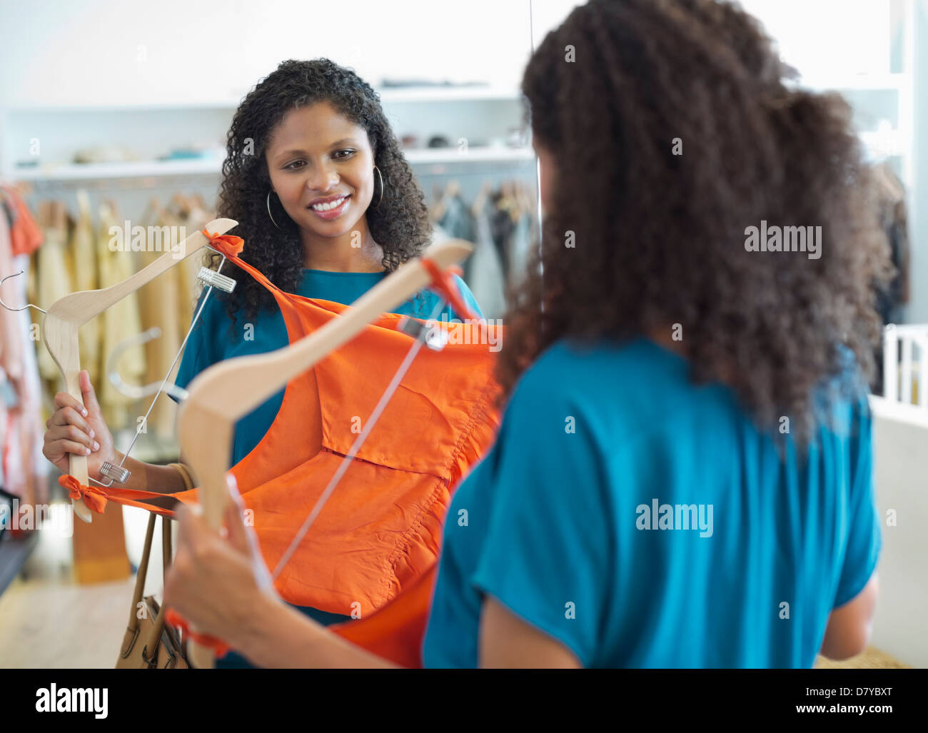 Woman browsing inside store hi-res stock photography and images - Alamy