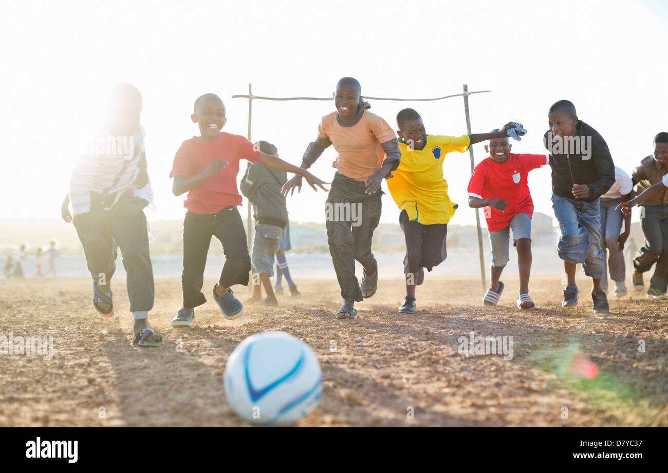 Soccer field large group of people hi-res stock photography and images ...