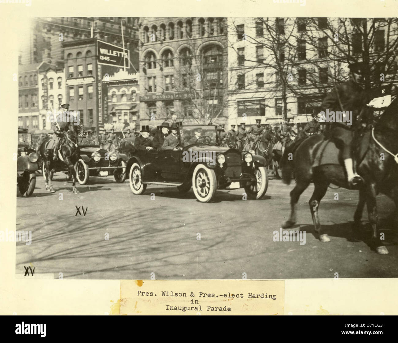 Woodrow wilson inauguration hi-res stock photography and images - Alamy