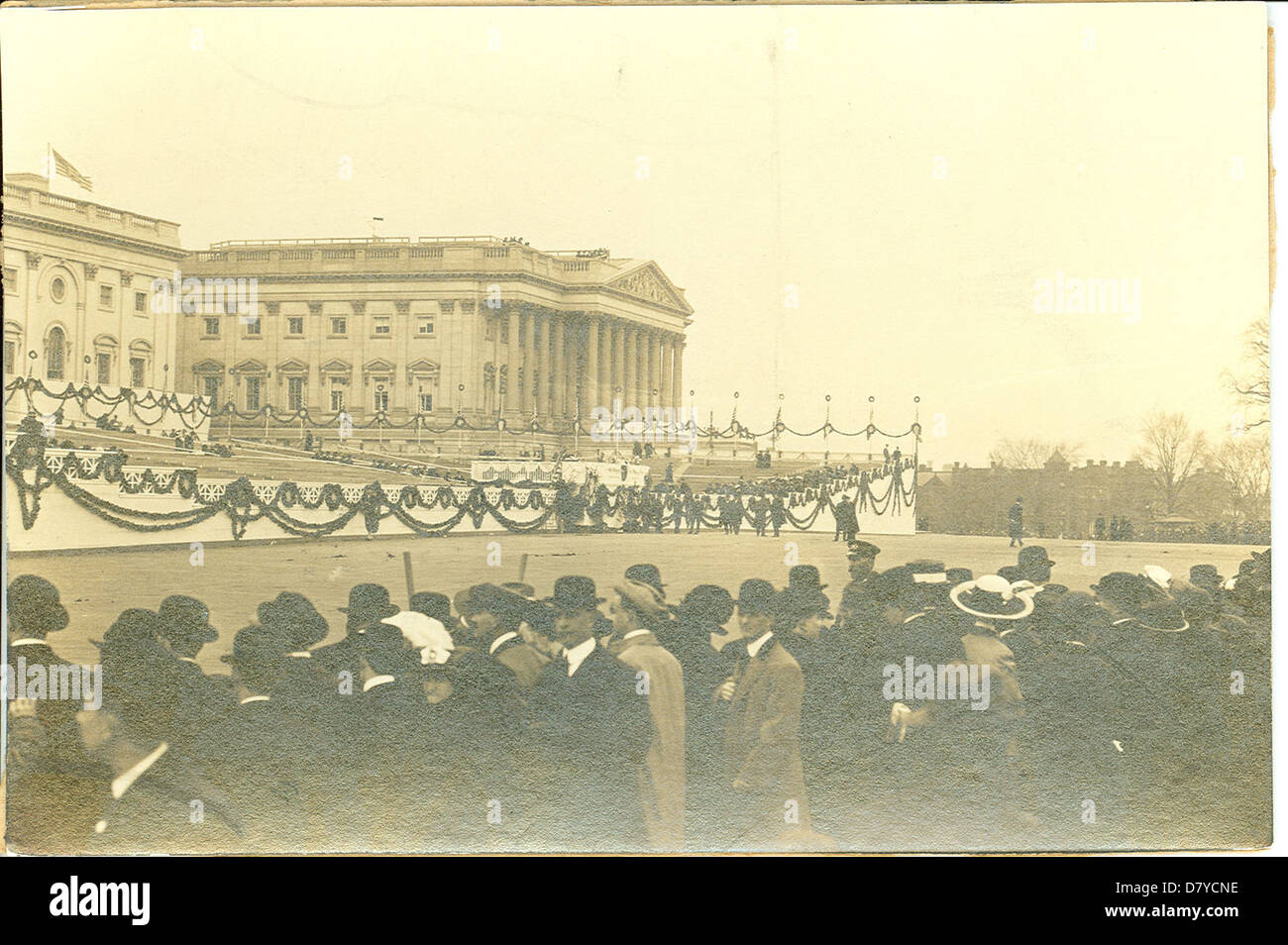 The first inauguration of Woodrow Wilson as the 28th President of the ...