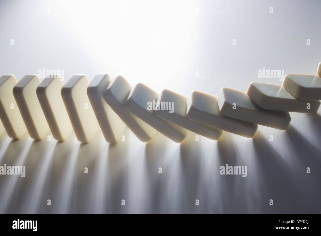 Dominoes falling hi-res stock photography and images - Alamy