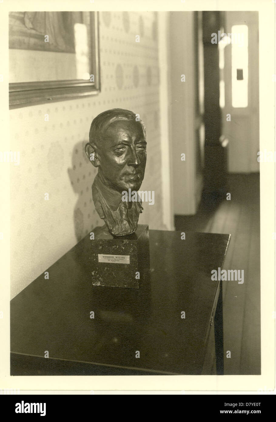 Woodrow Wilson Bust Stock Photo - Alamy