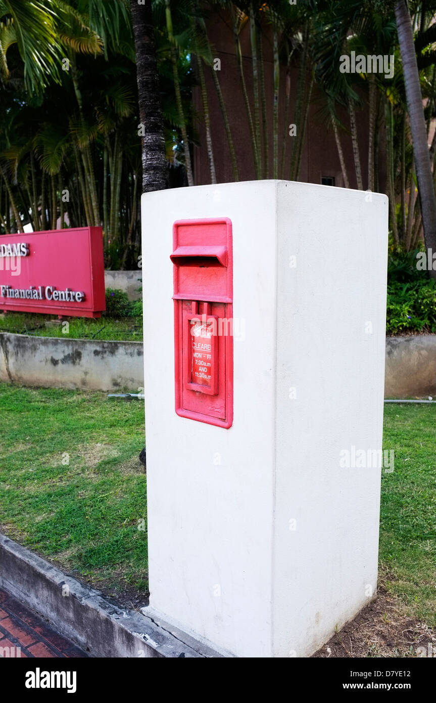 Post Box in Bridgetown, Barbados Stock Photo - Alamy