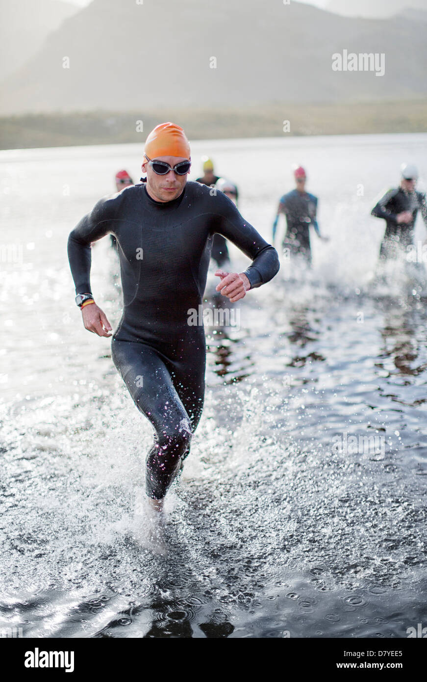 Young woman emerging water hi-res stock photography and images - Alamy
