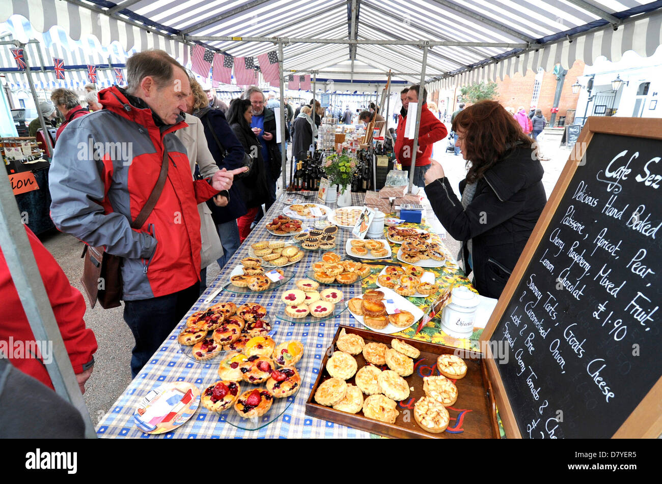 Ludlow food festival 2013 hi-res stock photography and images - Alamy