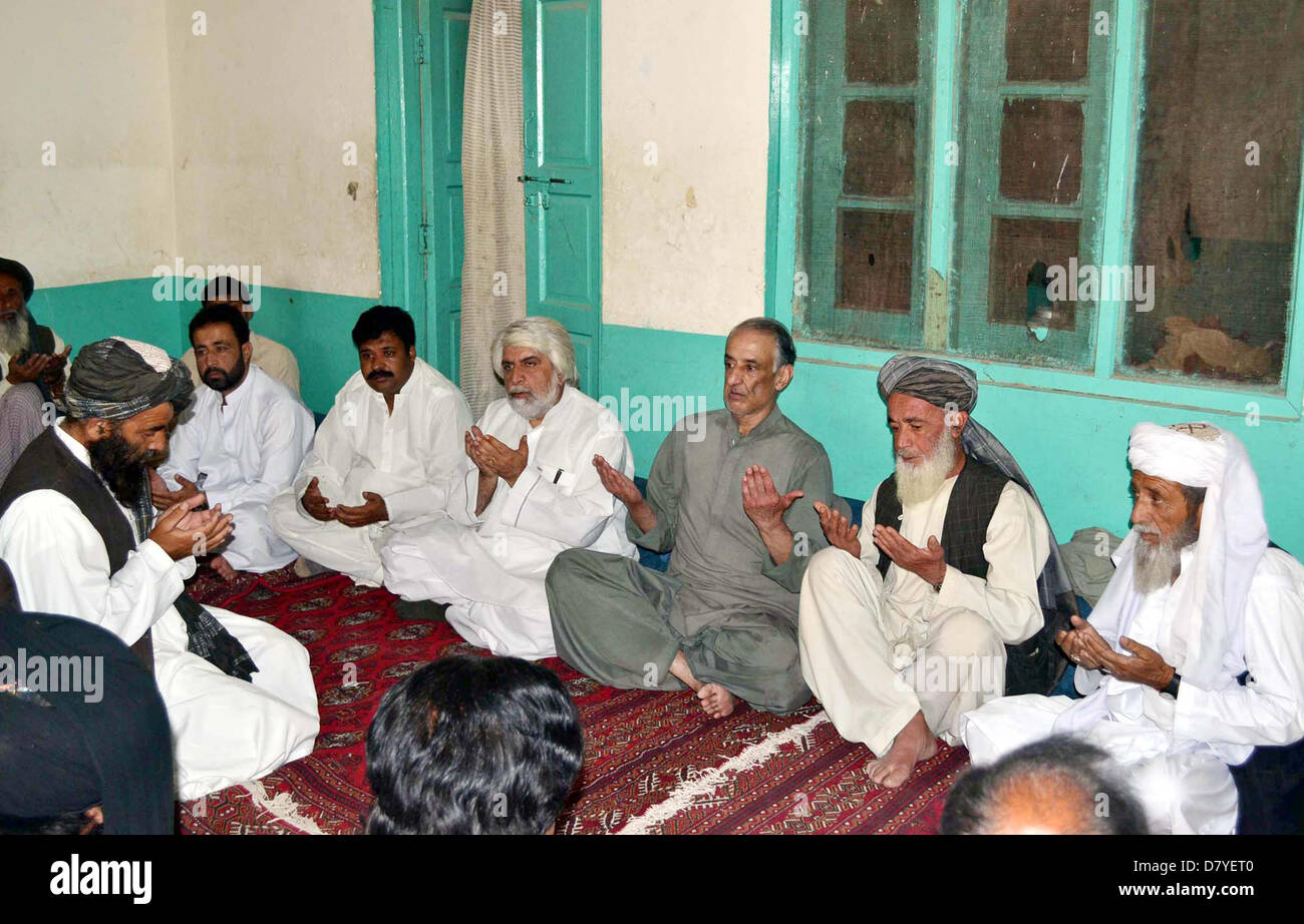 Jamhoori Watan Party President, Talal Akbar Bugti along with others ...
