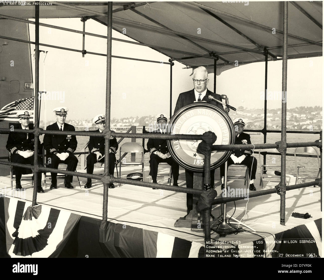 Commissioning ceremony ship hi-res stock photography and images - Alamy