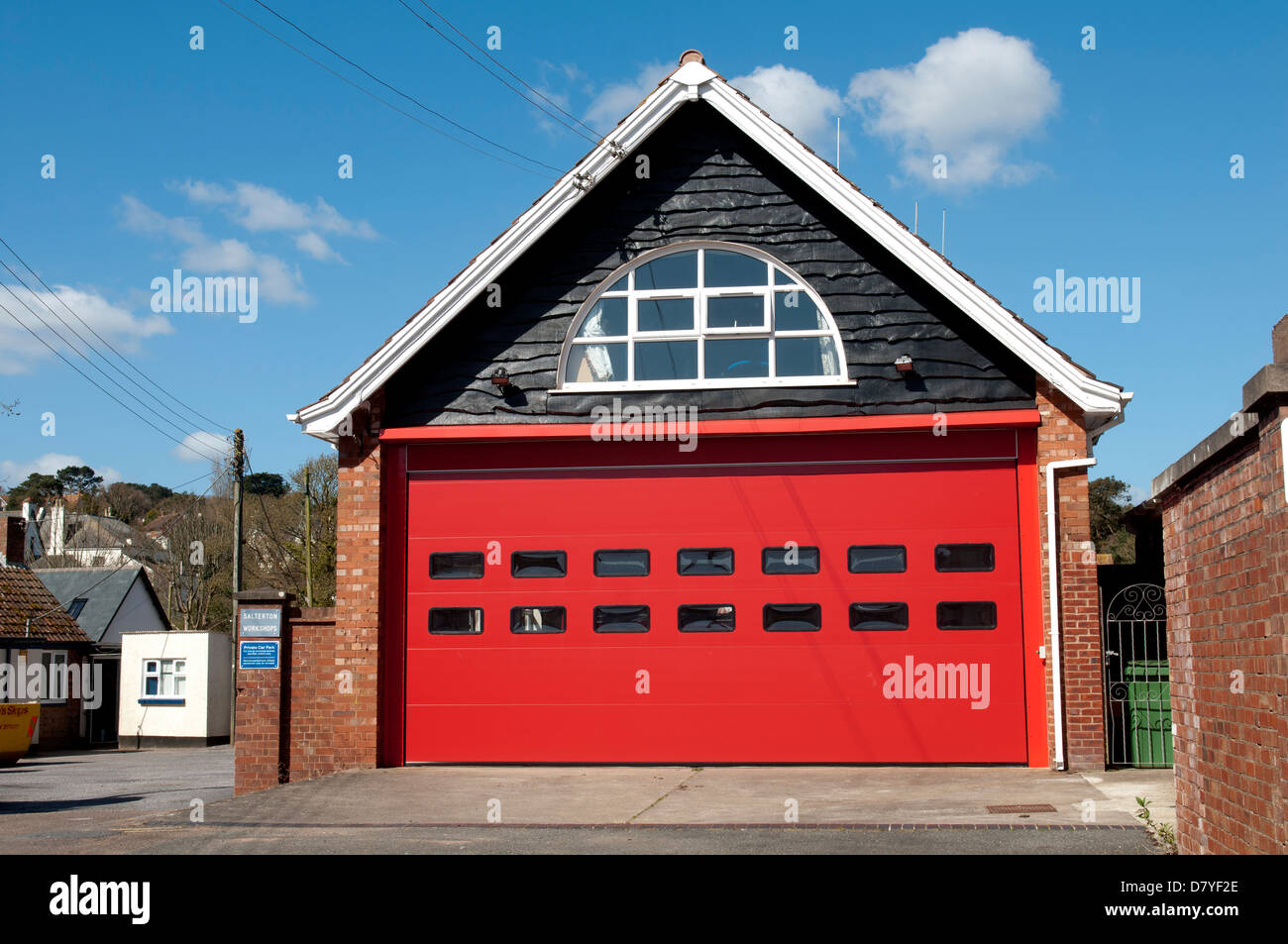 Budleigh Salterton fire station, Devon, England, UK Stock Photo - Alamy