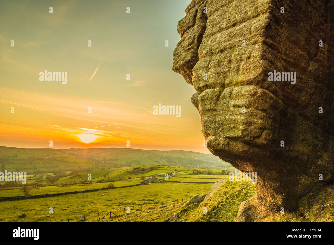 Windgather Rocks, Peak District Stock Photo - Alamy