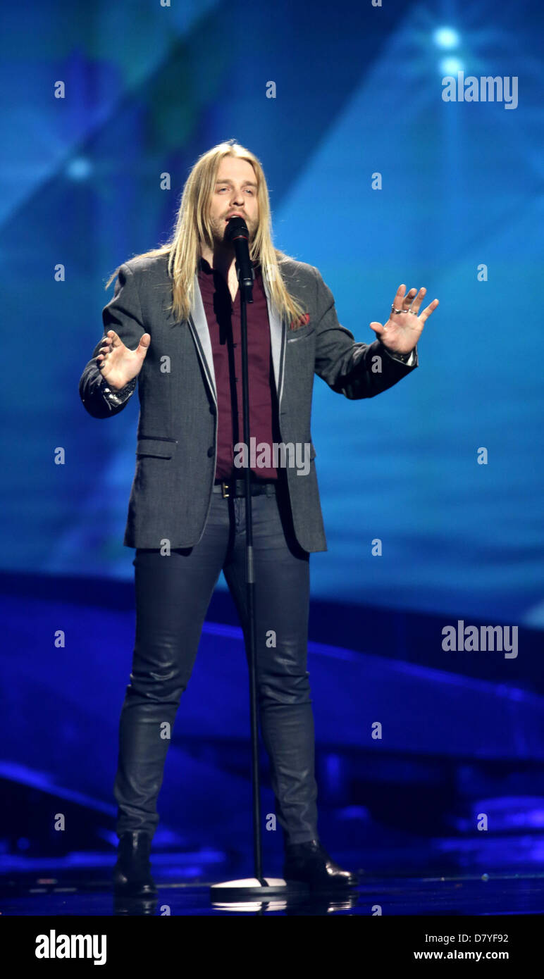 Singer Eythor Ingi representing Iceland performing during the dress ...