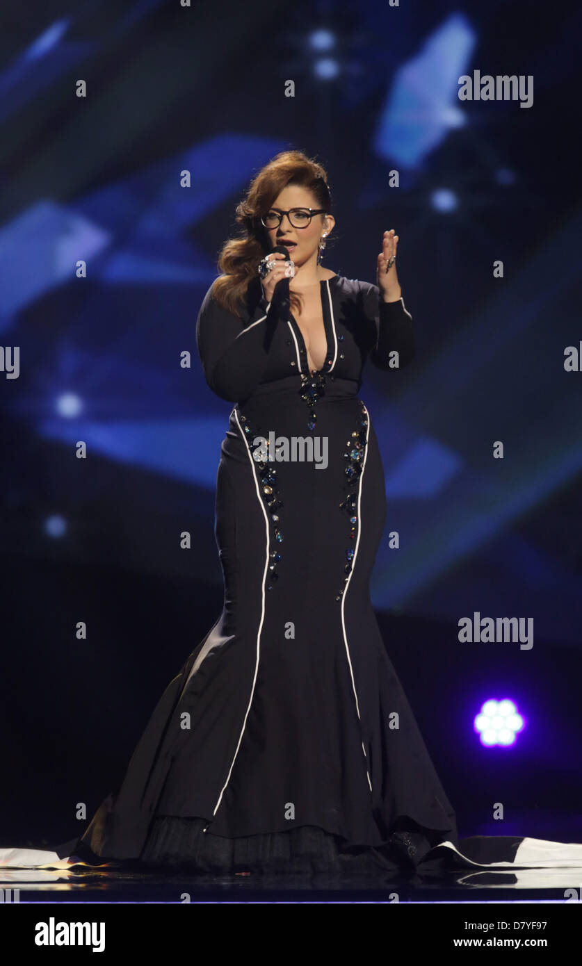 Singer Moran Mazor representing Israel performing during the dress ...