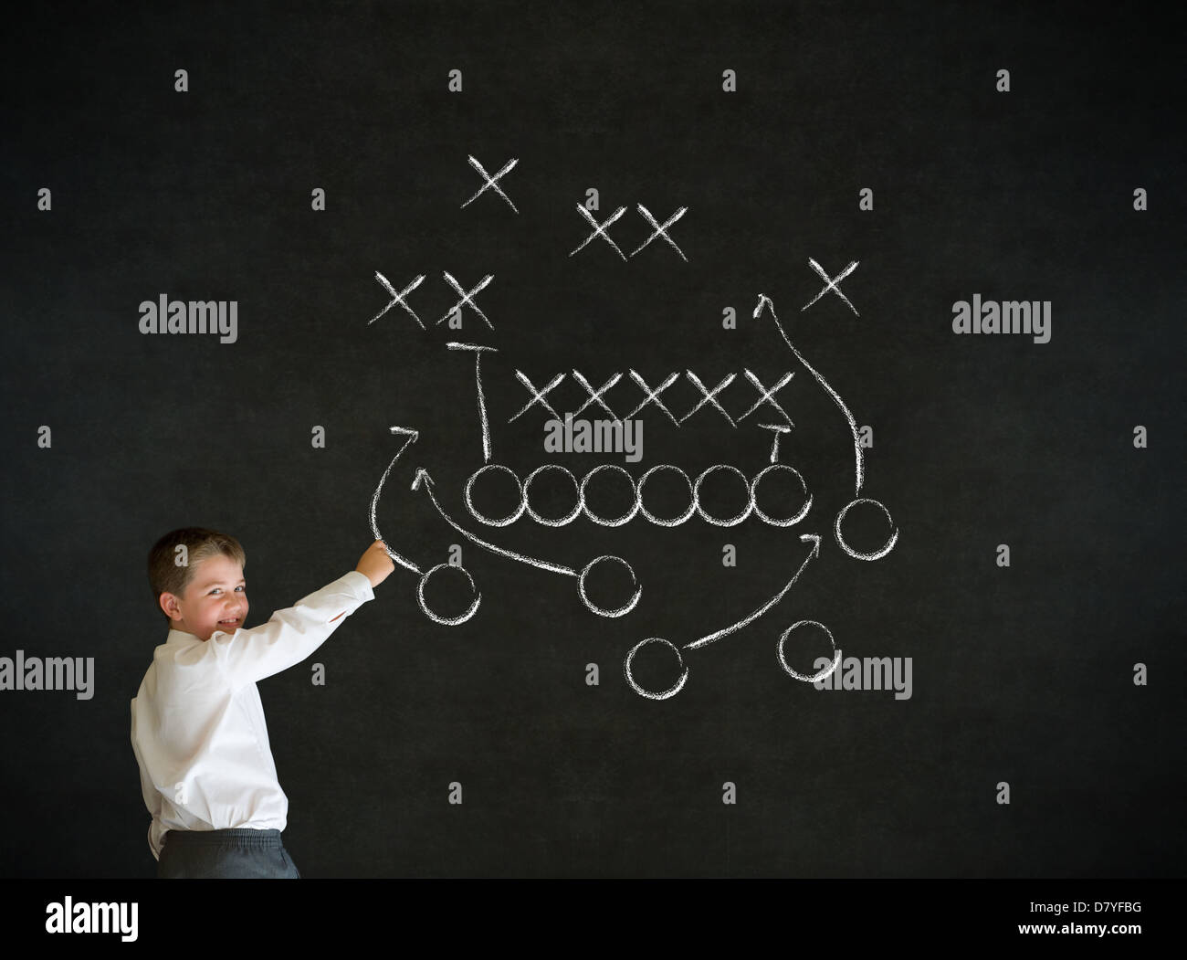 American football coach plan hi-res stock photography and images - Alamy
