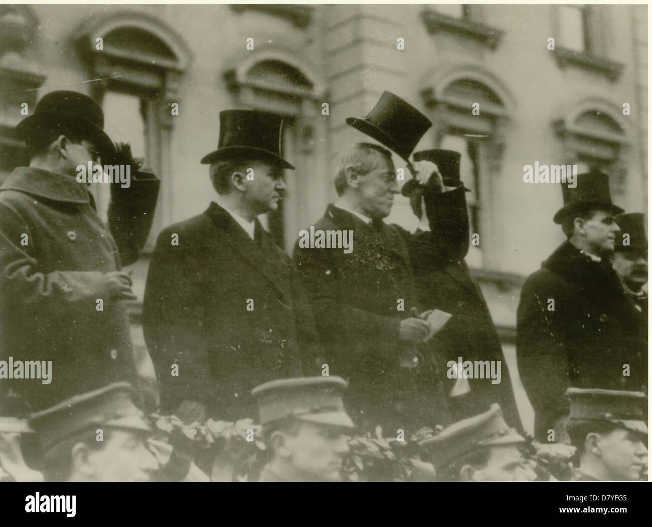 This image depicts Woodrow Wilson during his first presidential ...