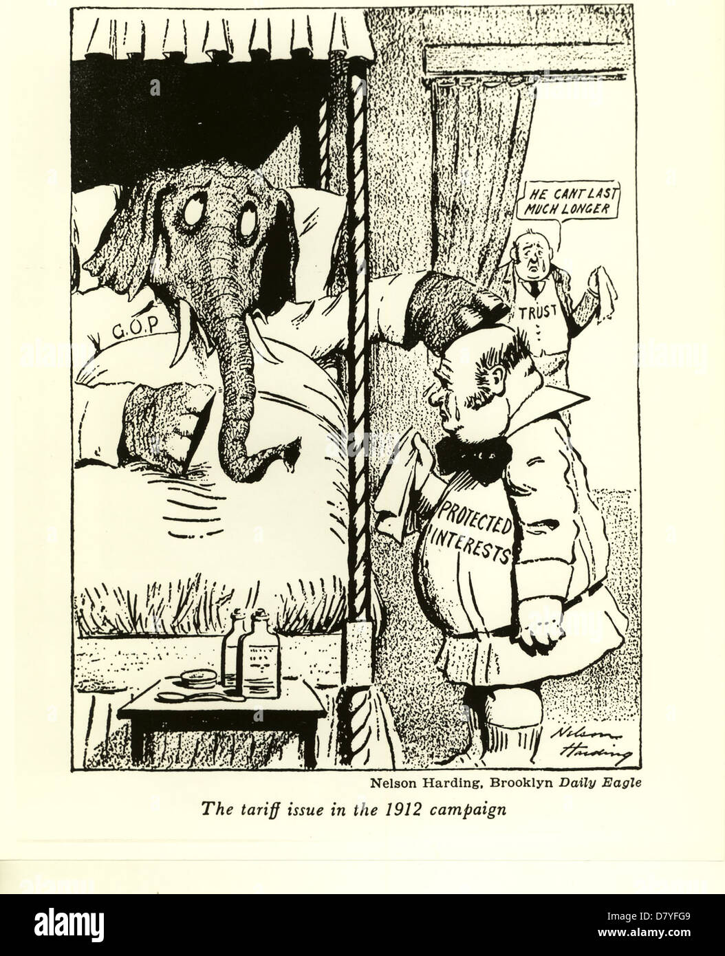 Tariff cartoon hi-res stock photography and images - Alamy