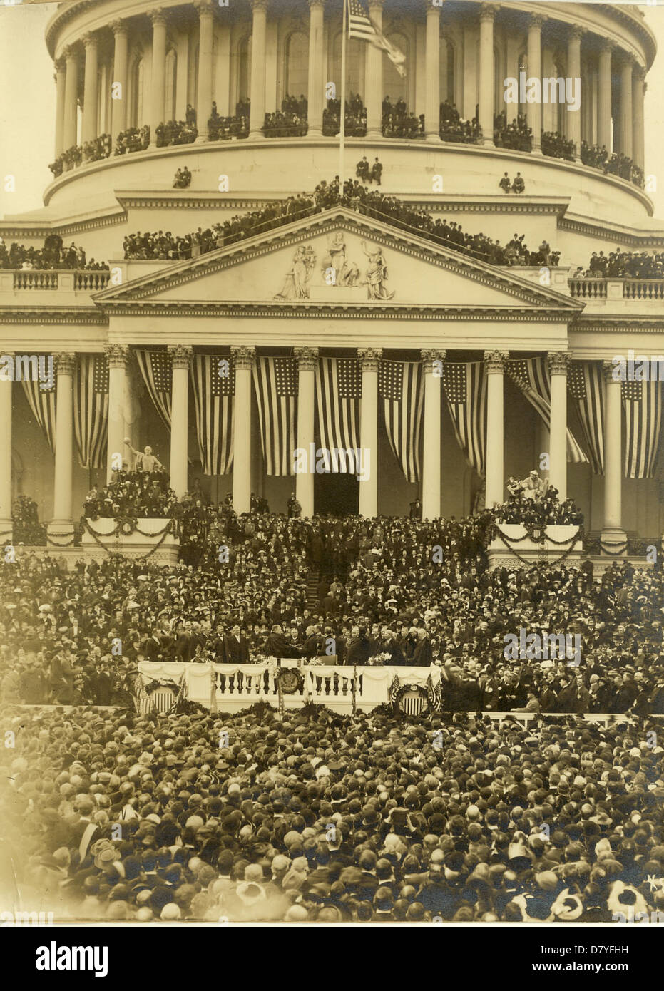 Woodrow wilson inauguration hi-res stock photography and images - Alamy
