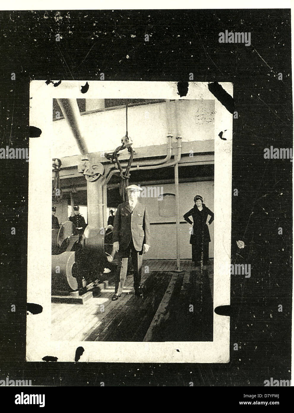 President wilson aboard ship hi-res stock photography and images - Alamy