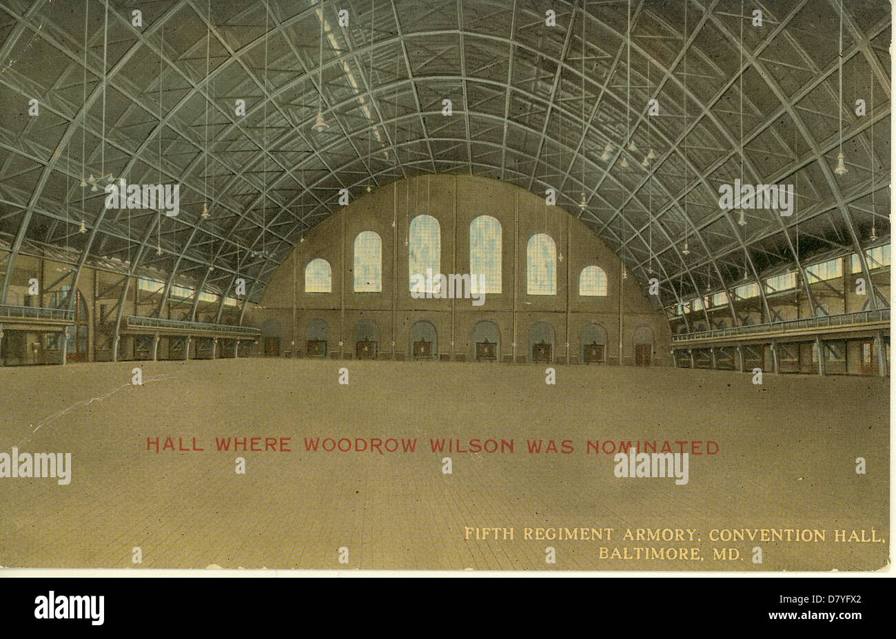 A photograph of the Fifth Regiment Armory in Baltimore, Maryland, taken ...