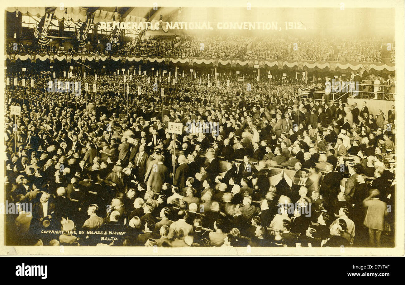 This photograph from the 1912 Democratic National Convention in ...