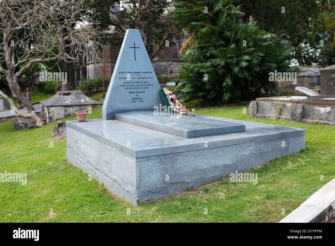 Graves at St John Parish Church in Barbados, West Indies Stock Photo ...