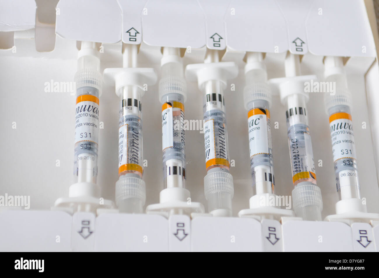 New syringes in a box Stock Photo - Alamy