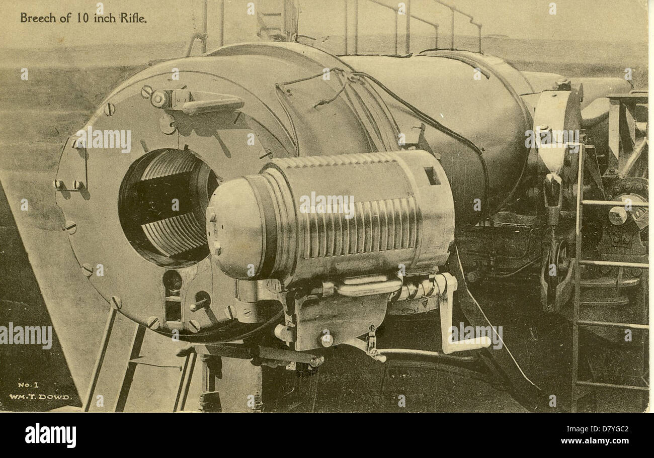 A historical photograph of Fort Greble in Rhode Island, taken during ...