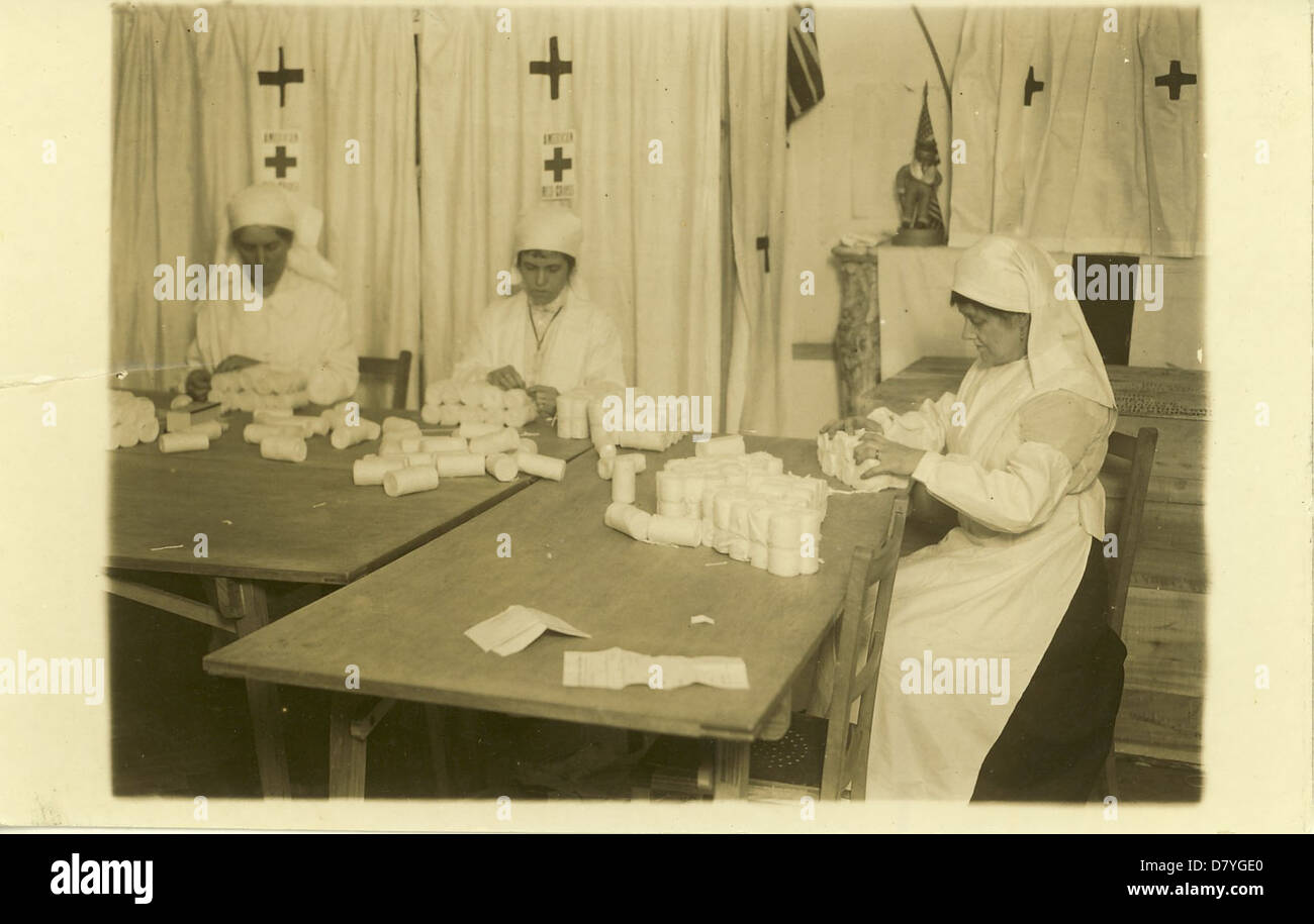 Red Cross Workers Stock Photo - Alamy
