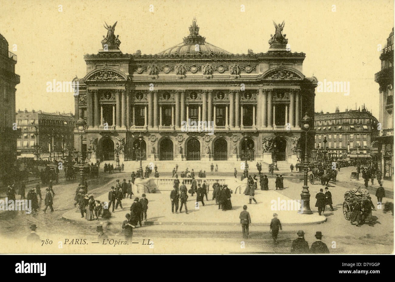 The Opera House in Paris, France, a historical and architectural ...