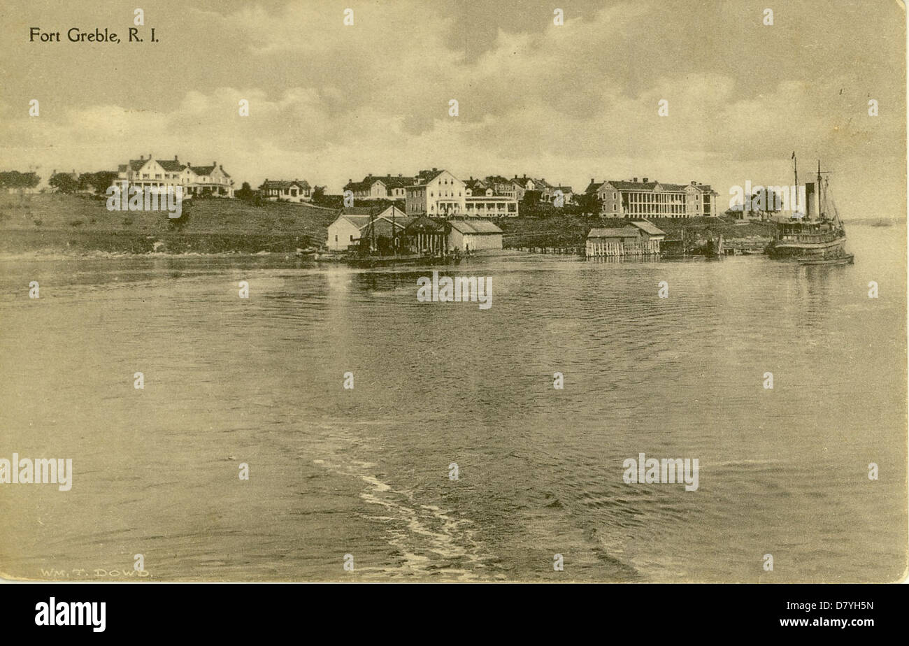 Fort Greble in Rhode Island, built during World War I, is a historical ...