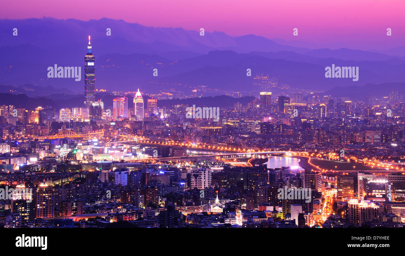 Residential high rises and apartment buildings in Neihu District ...