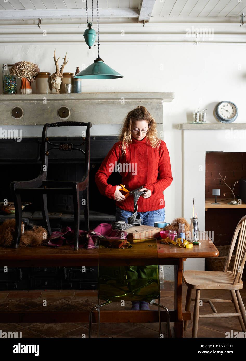 Chair fabric upholstery front hi-res stock photography and images - Alamy