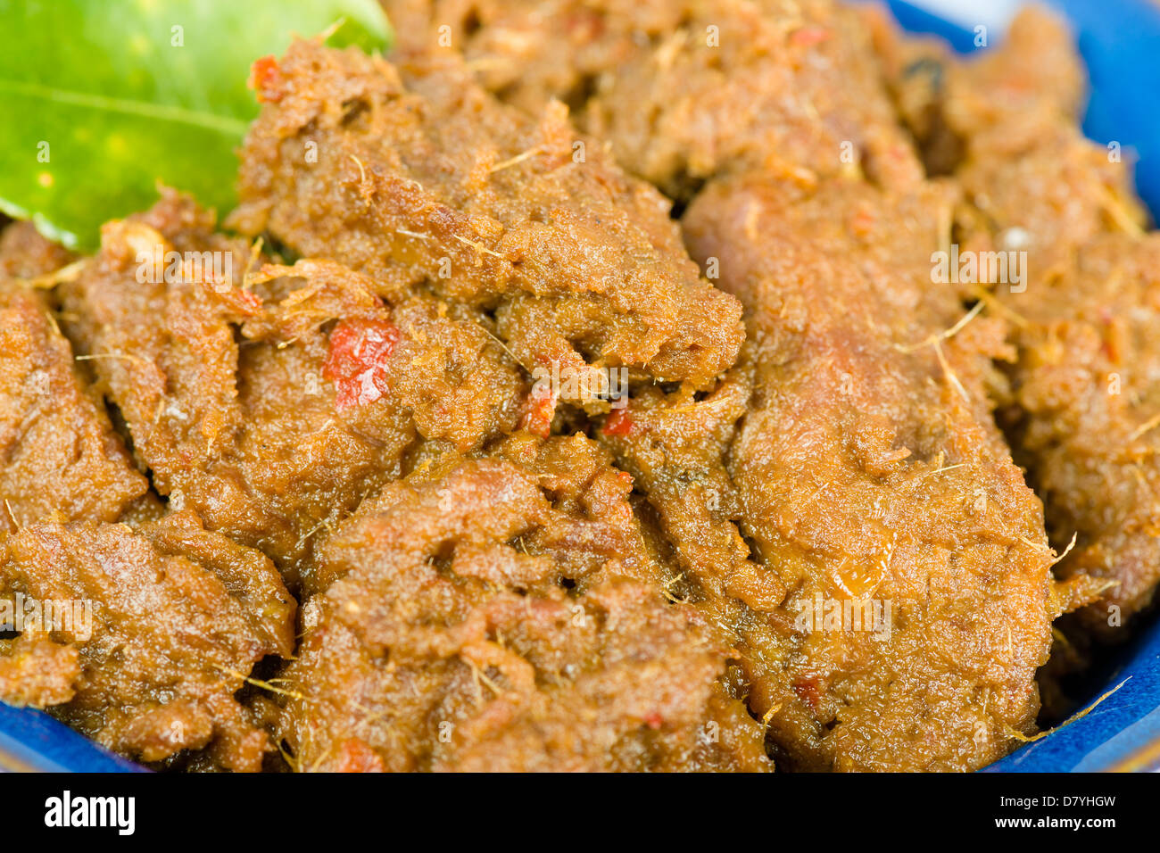 Rendang Daging - Dry beef curry with coconut milk and spices ...