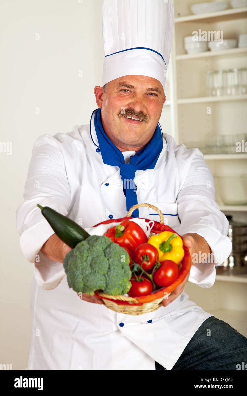 cook in kitchen Stock Photo - Alamy