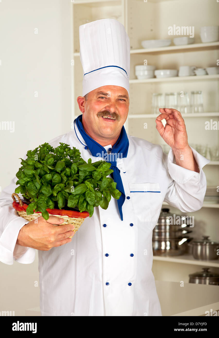 cook in kitchen Stock Photo - Alamy