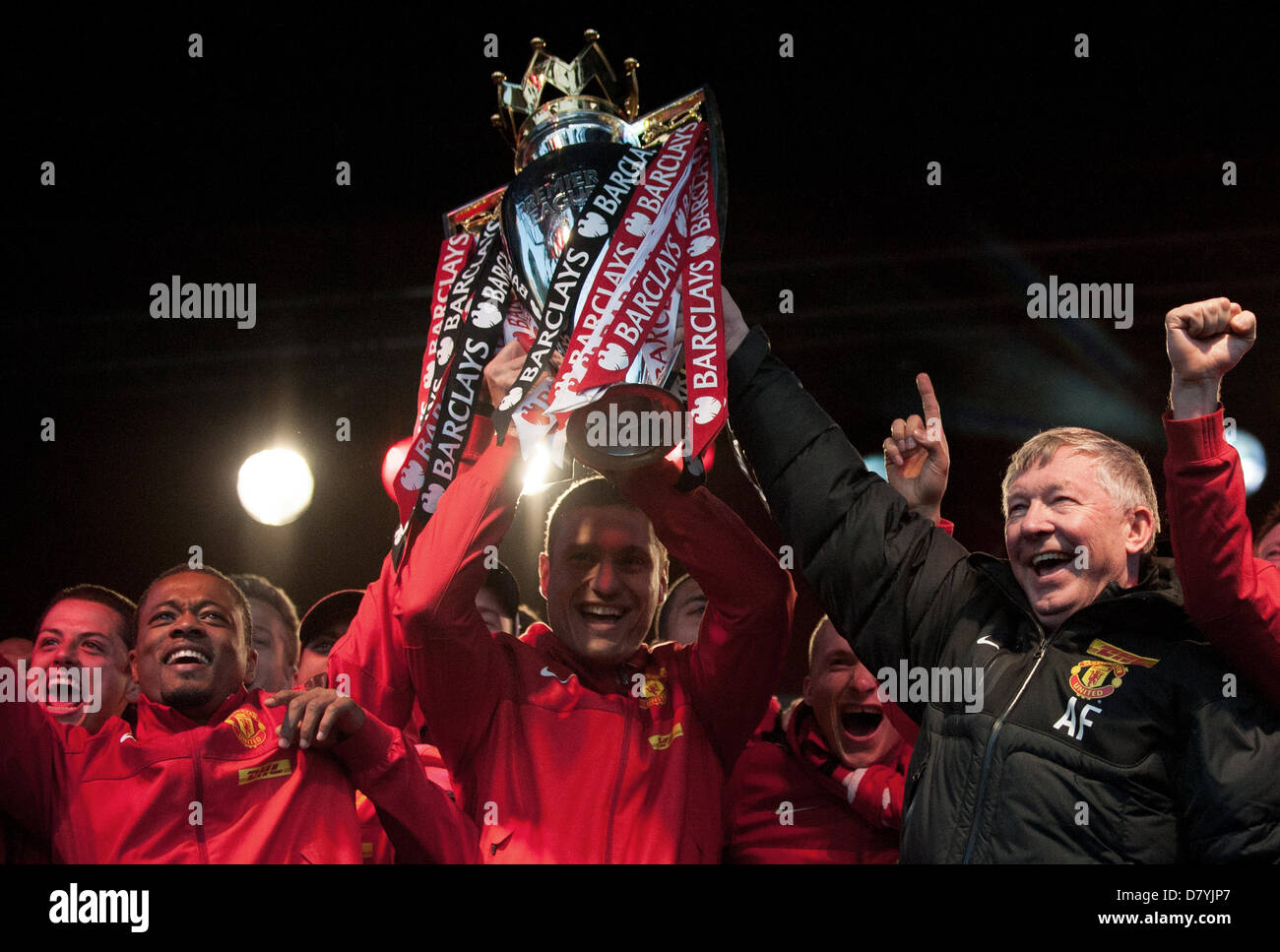 Manchester United Premier League Victory Parade 2013 Stock Photo - Alamy