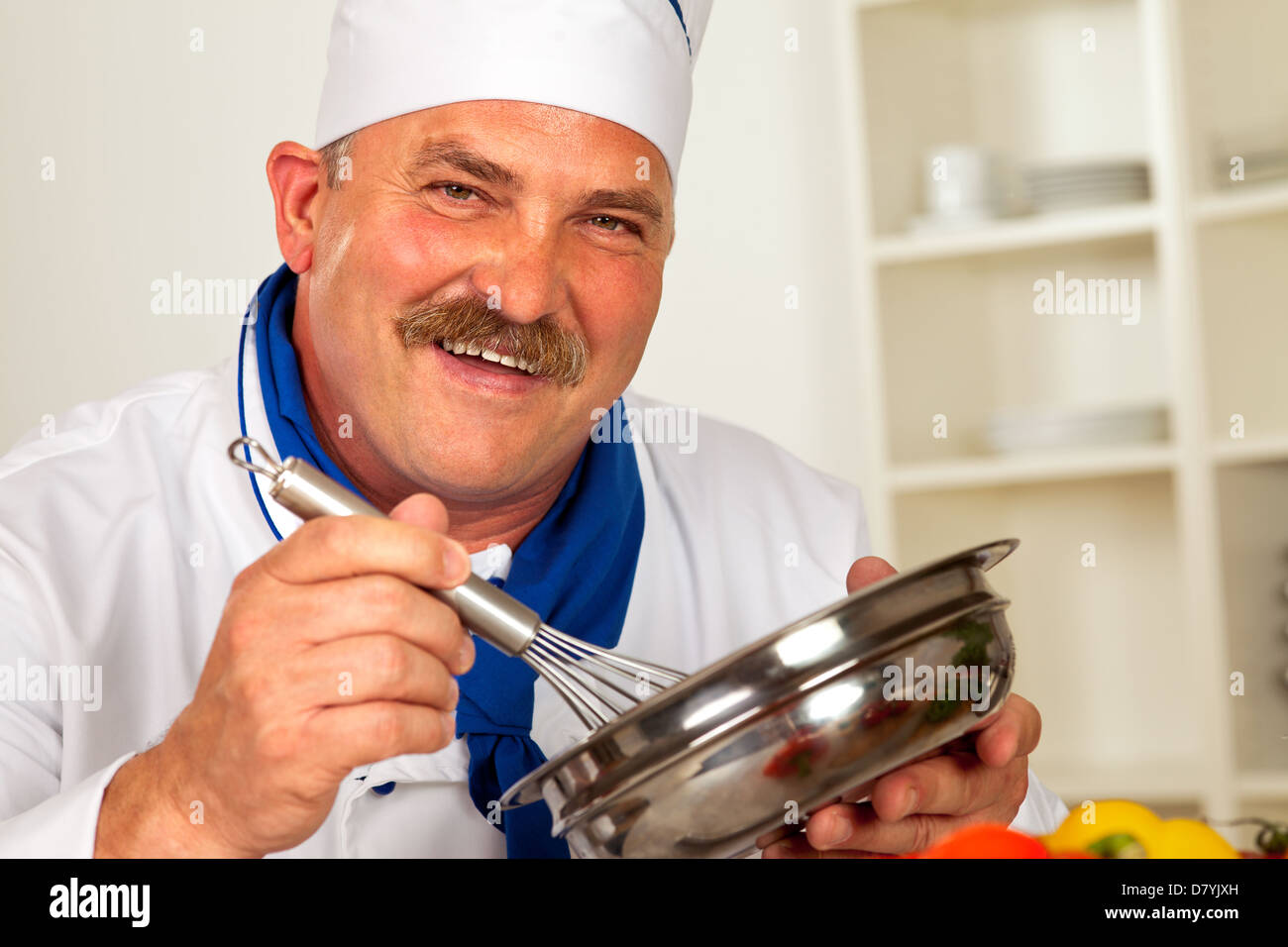 cook in kitchen Stock Photo - Alamy