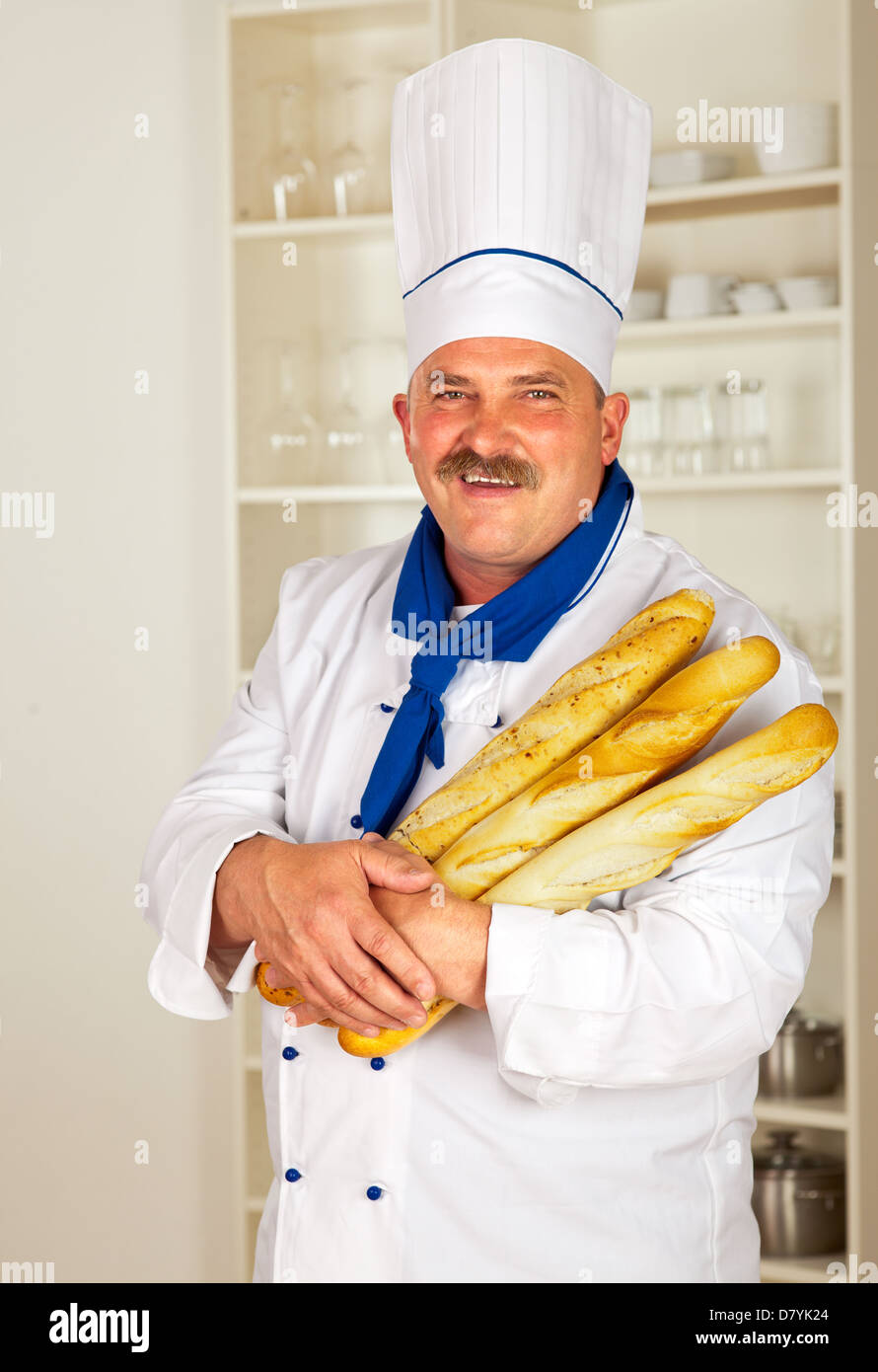 cook in kitchen Stock Photo - Alamy