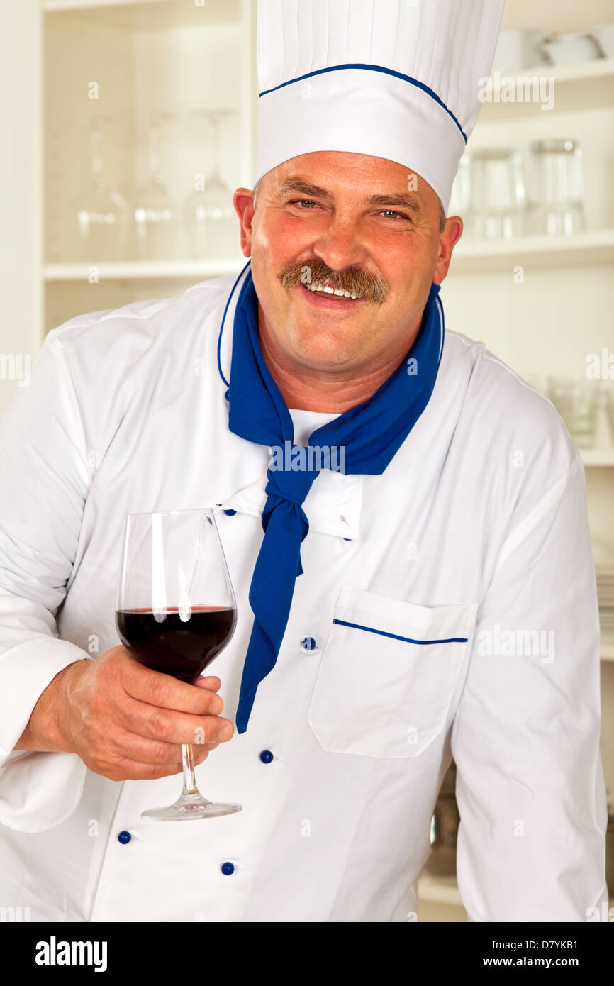 cook in kitchen Stock Photo - Alamy