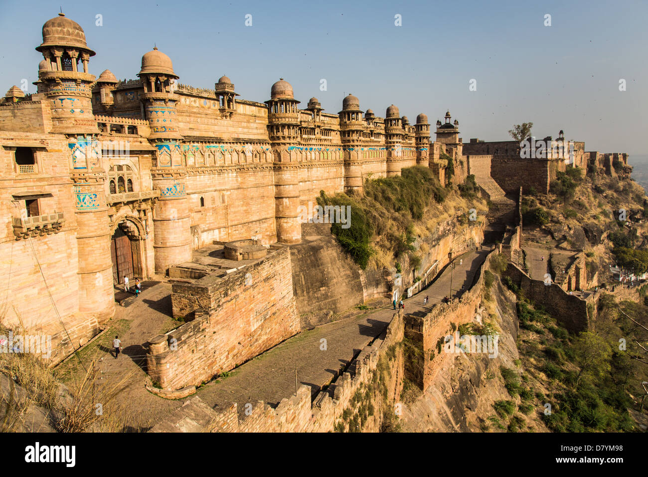 Gwalior Fort, Gwalior, Madhya Pradesh, India Stock Photo - Alamy
