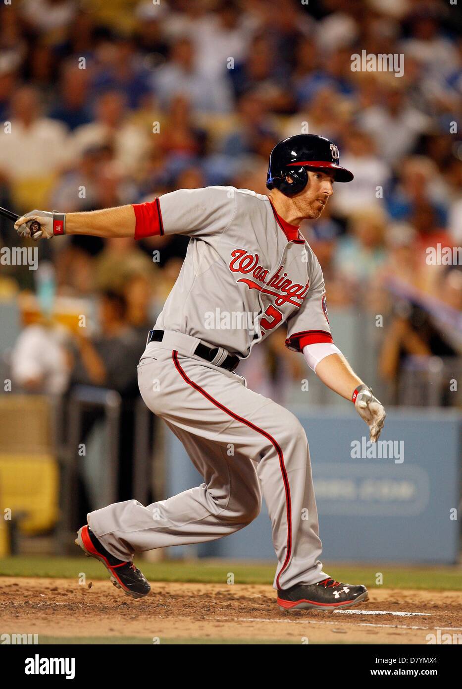 Los Angeles, USA. 15th May, 2013. Washington first baseman Adam Laroche ...